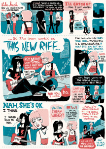 Honey Vs. Turpentine, Sort Of | Band Vs Band Comix | by Kathleen Jacques